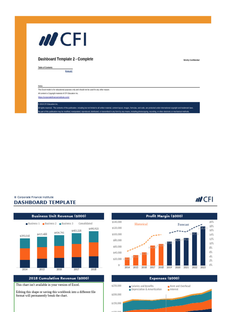 Dashboard Template 2 - Complete | PDF