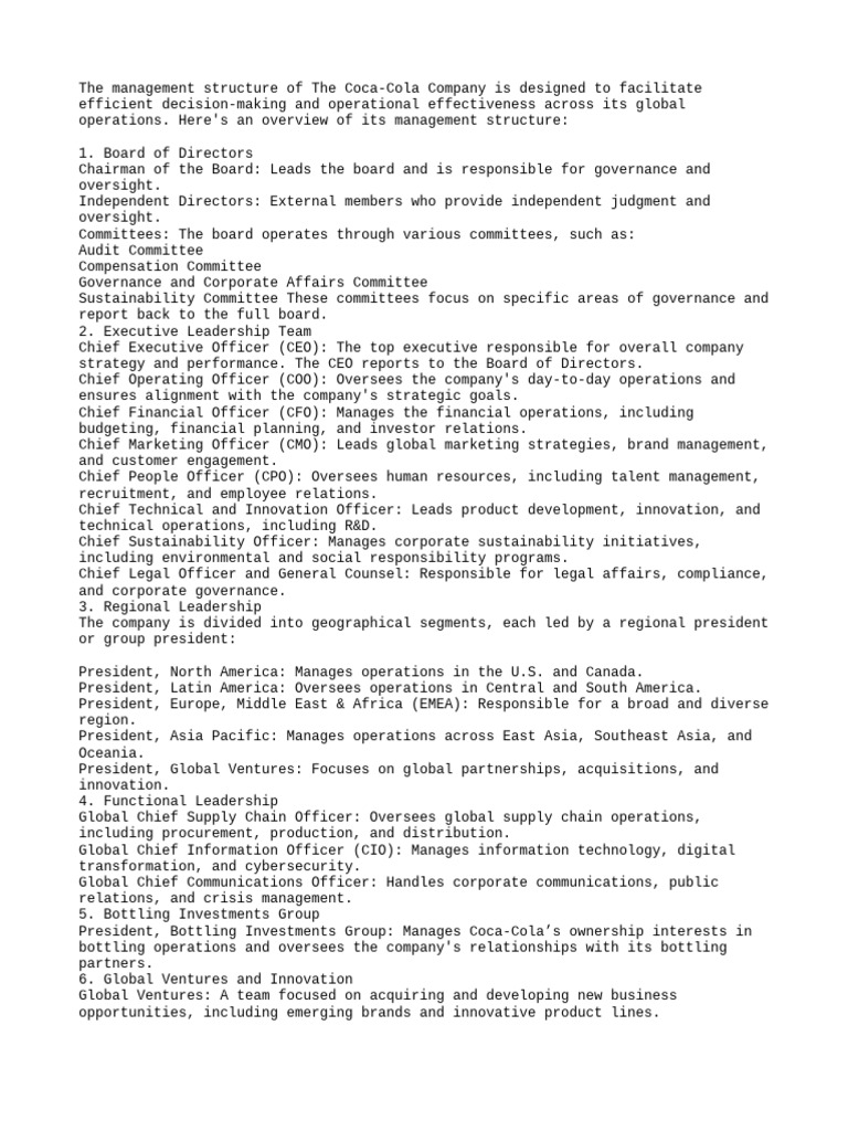 Management Strcture | PDF Management Strcture | PDF