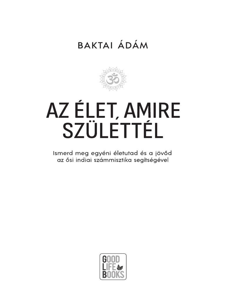 Az Élet, Amire Születtél | PDF