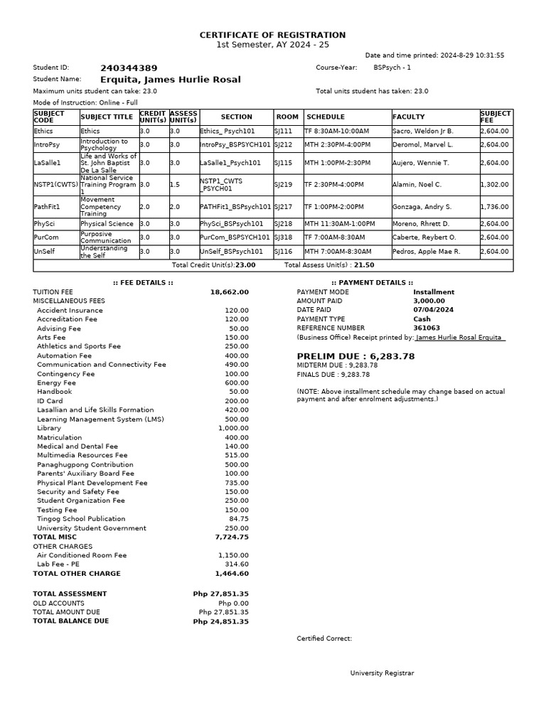 Certificate of Registration | PDF