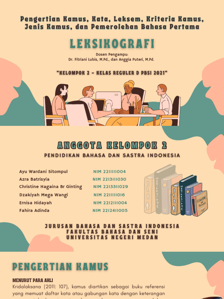 (PDF) - Leksikografi Kel.2 Reg.d Pbsi 2021 | PDF