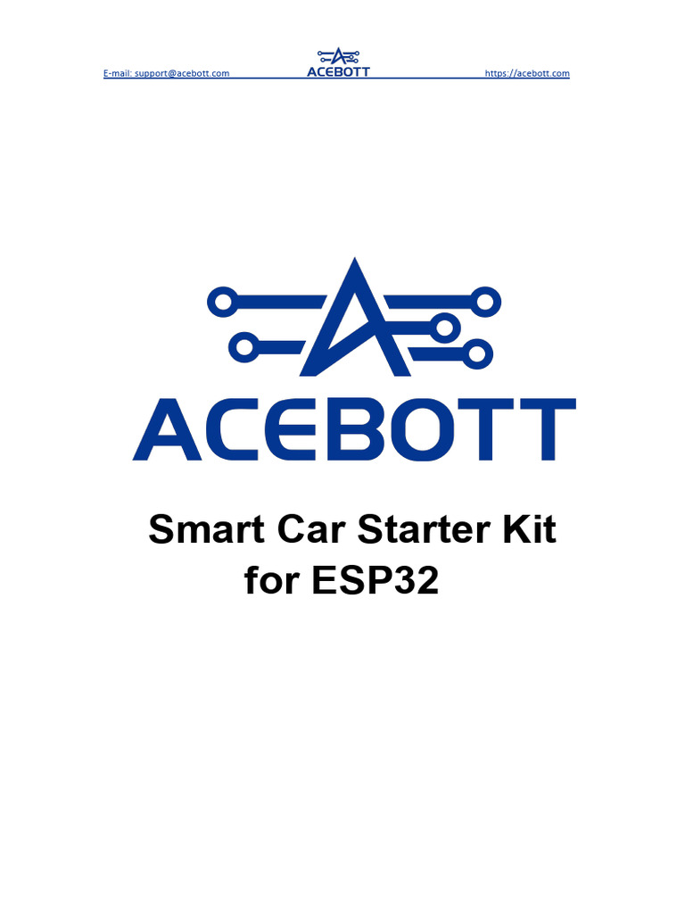 Smart Car Starter Kit For ESP32V1.0 | PDF