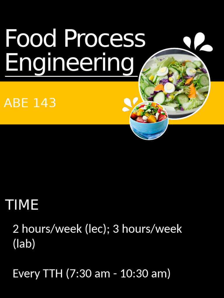 1. Introduction to Food Process Engineering | PDF