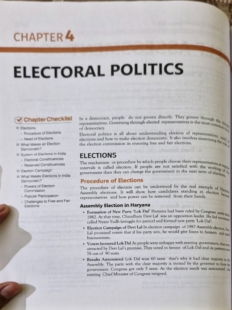 Electoral Politics | PDF