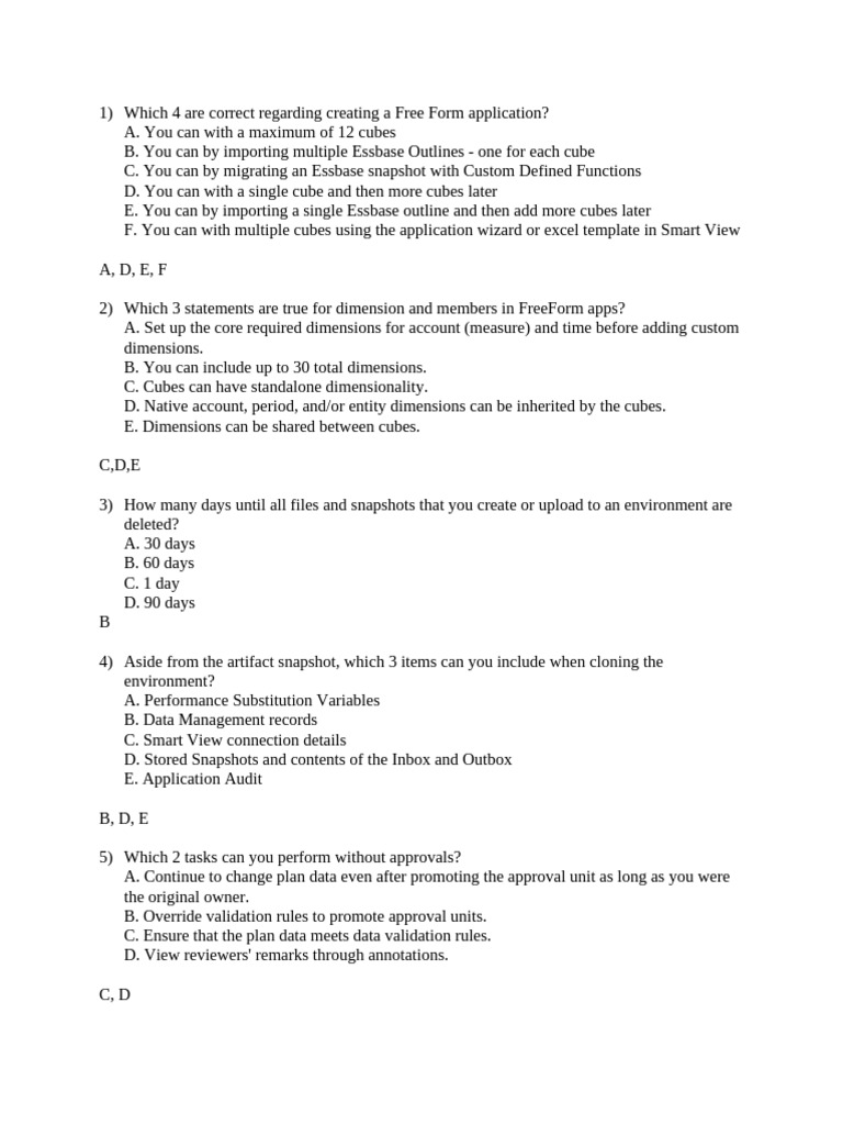 EPBCS Planning | PDF