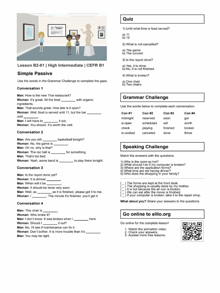 B2 Grammar Conversations Book | PDF