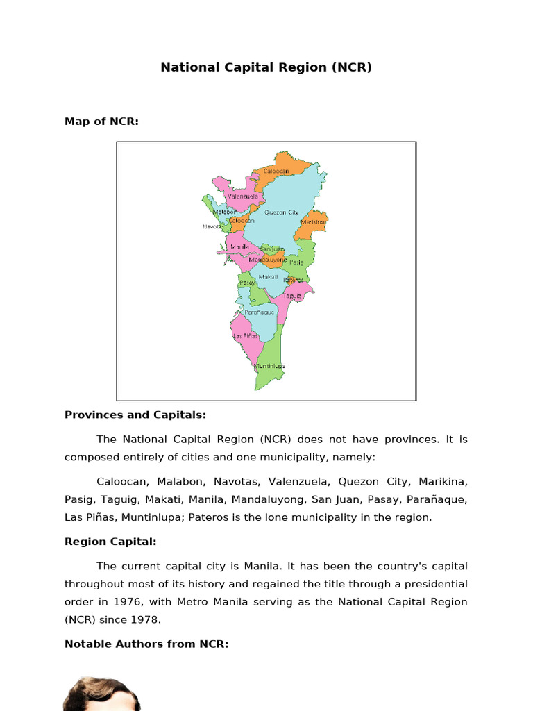 National Capital Region (NCR) | PDF