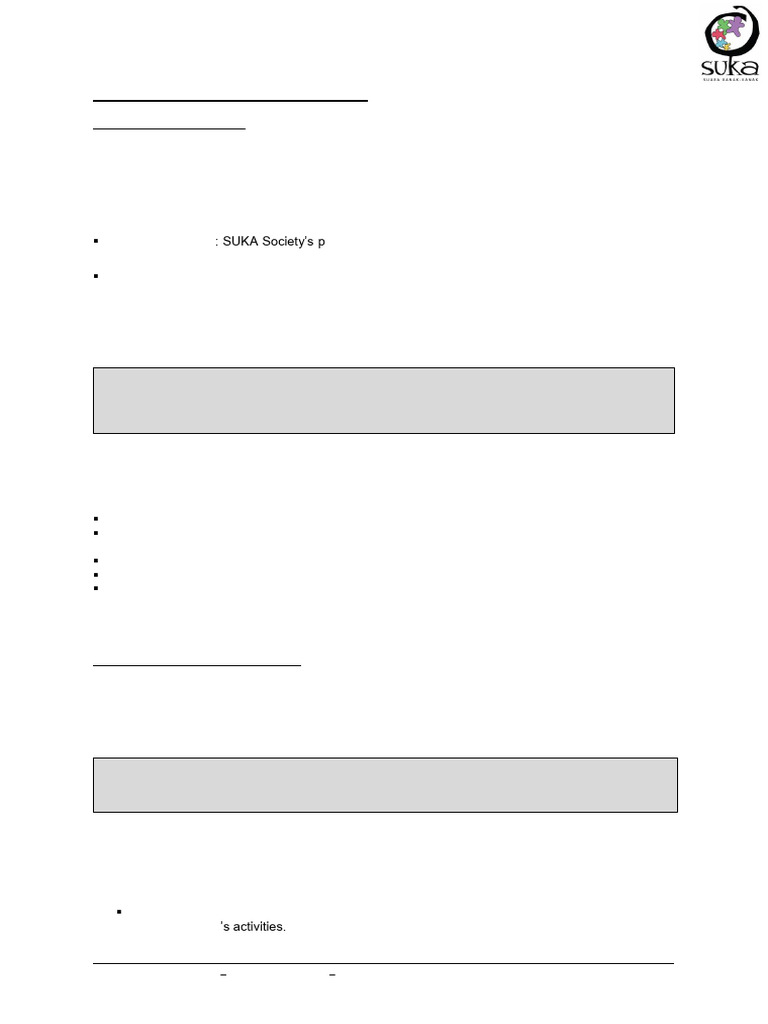 SUKA Society - Child Protection Policy 2023 | PDF | Child Protection ...