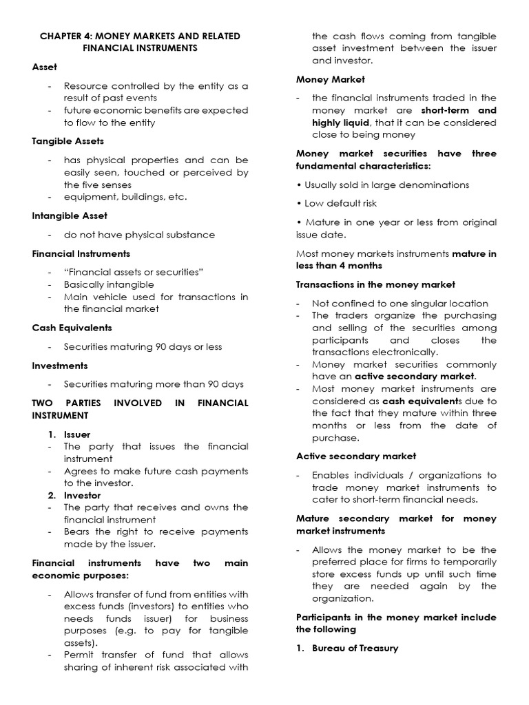 Finmar Summary | PDF | Bonds (Finance) | Business