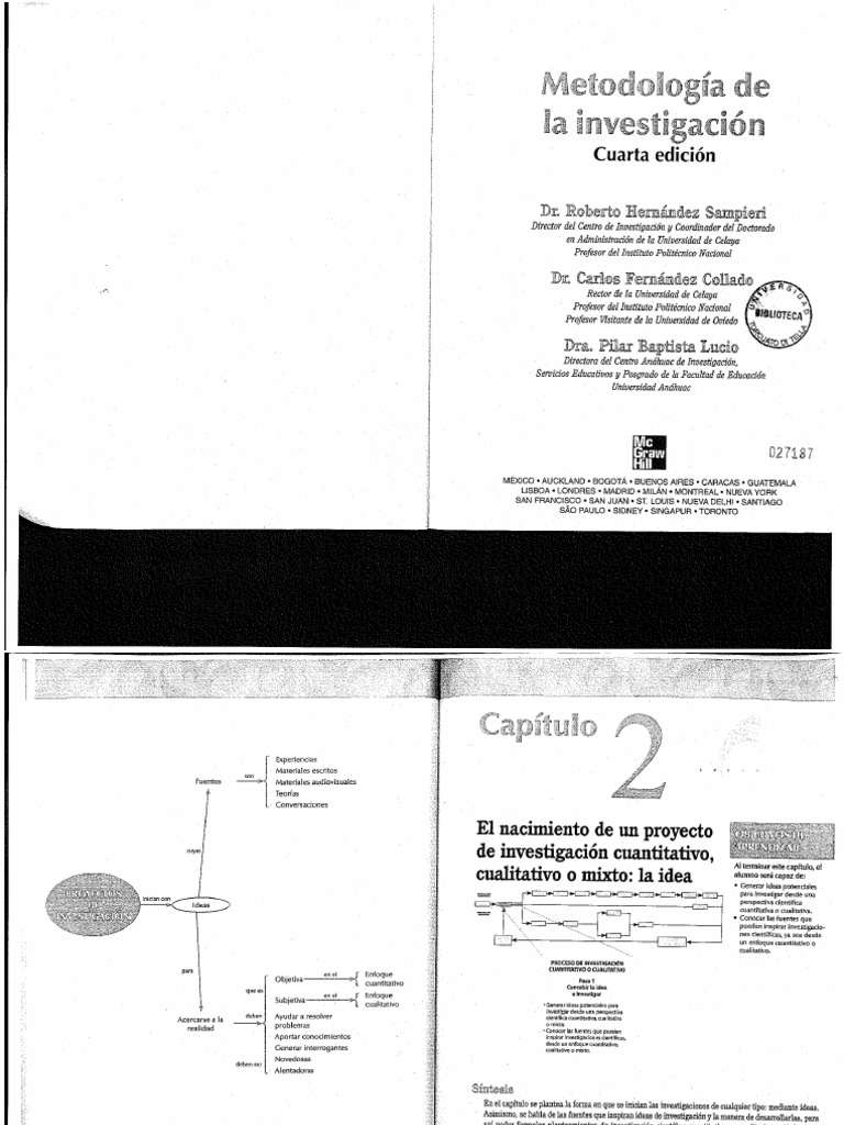 Hernandez Sampieri - Cap. 4 | PDF