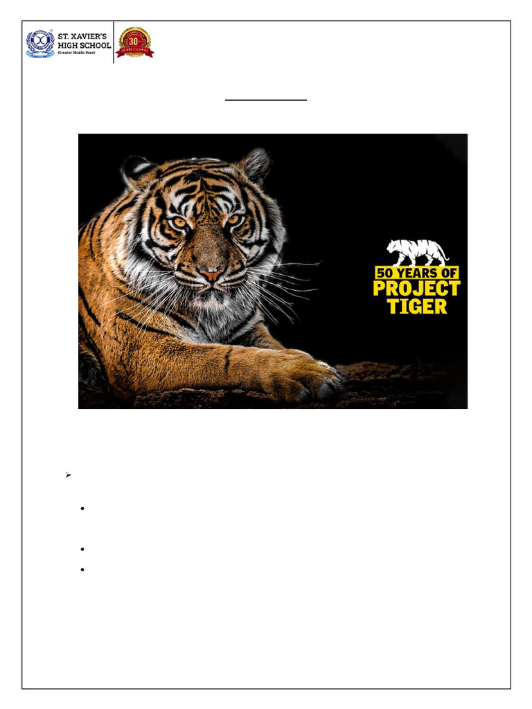 Project_Tiger | PDF