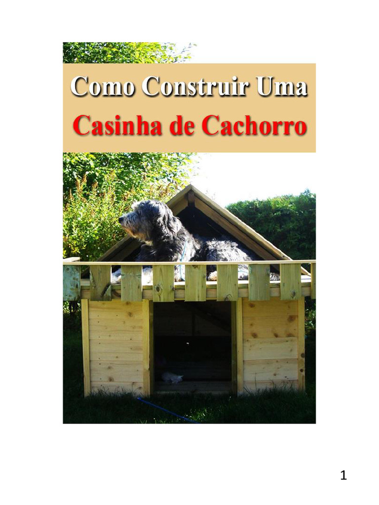 Guia para Construir Uma Casa para Cachorro | PDF