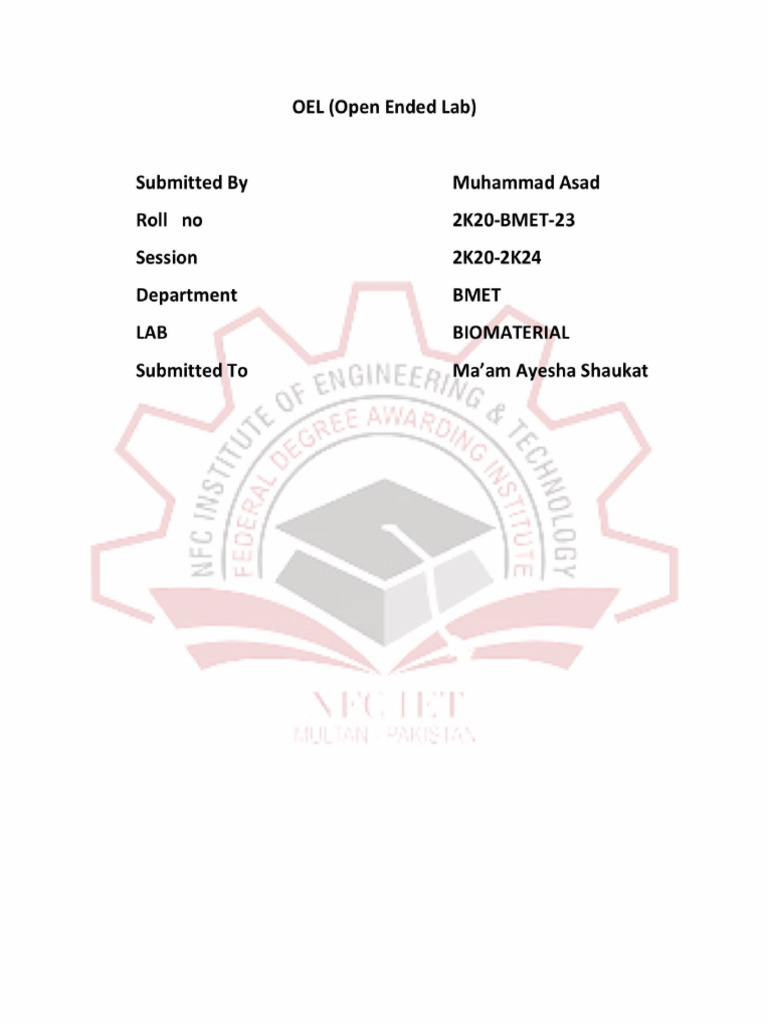 Biomaterial Oel | PDF