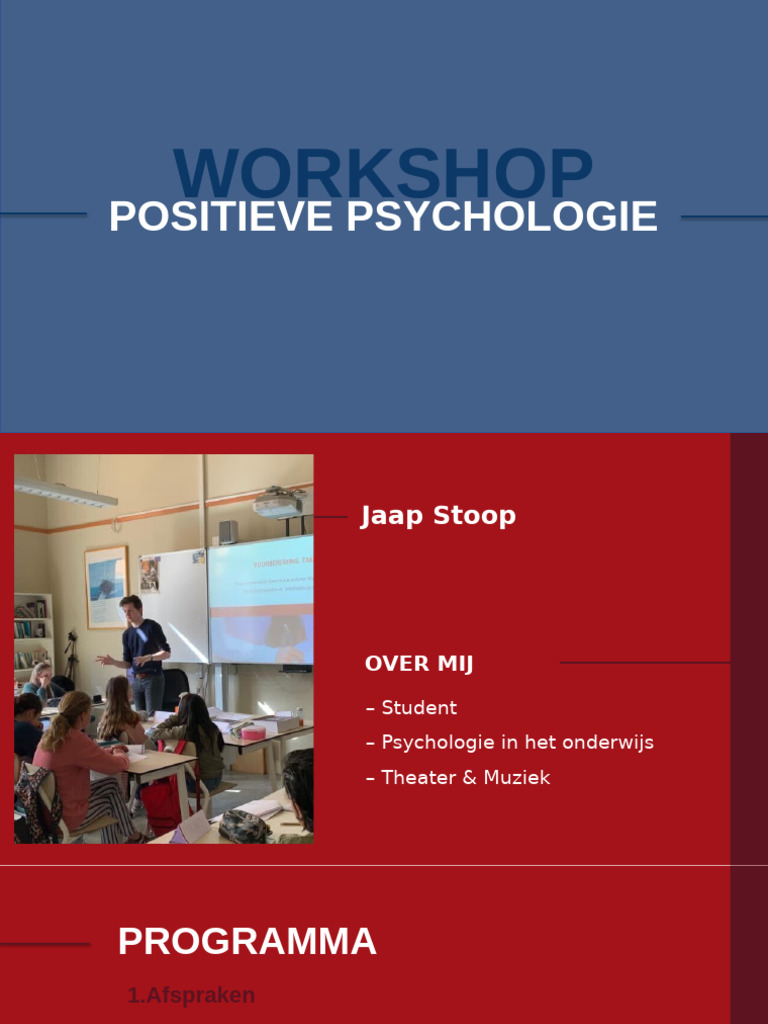 Workhop Positieve Psych | PDF
