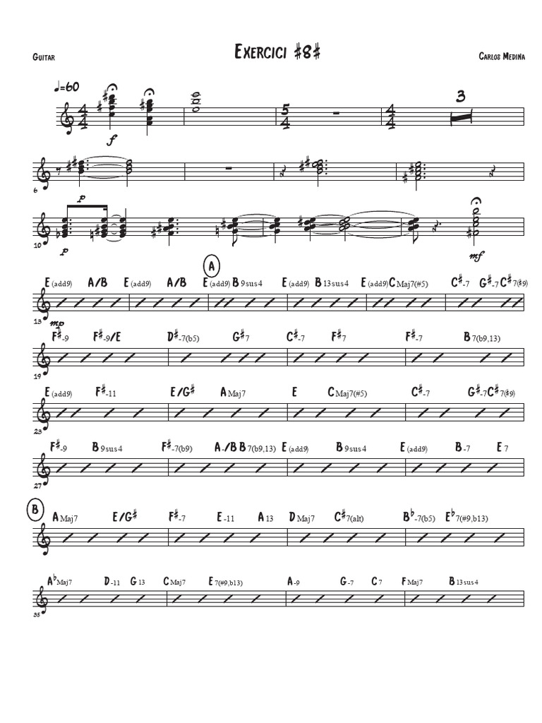 Exercici 8 - Guitarra | PDF