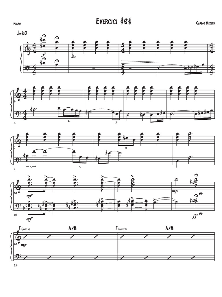 Exercici 8 - Piano | PDF