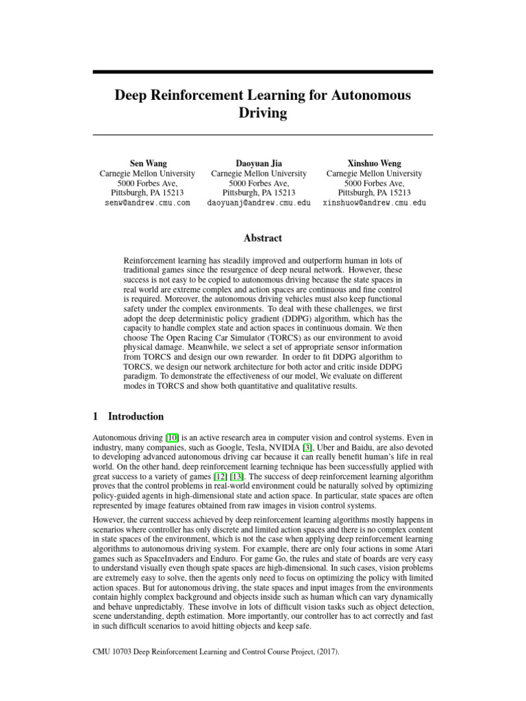 Deep Reinforcement Learning Pdf