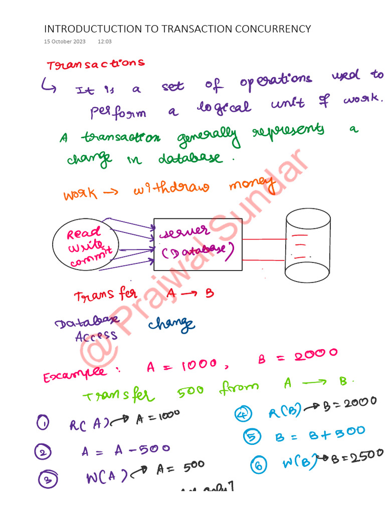 Transactions - Gate Smashers - Watermarked | PDF | Operating System ...