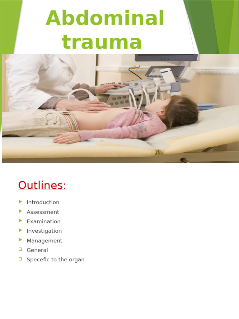 Abdominal Trauma | PDF