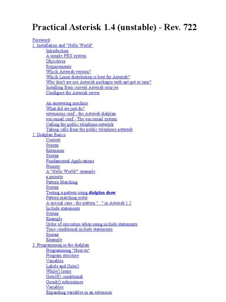 The Asterisk Book | PDF | Session Initiation Protocol | Linux Distribution