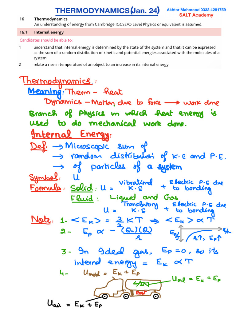 Thermodynamics | PDF