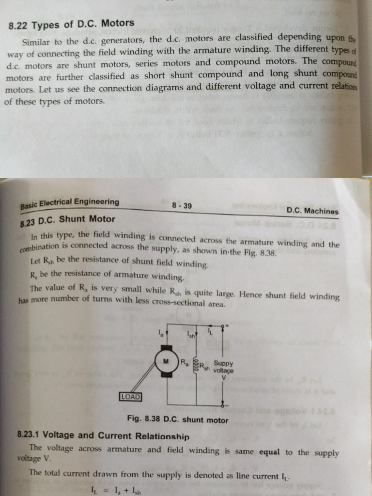 Dcmotor Classification and Characteristics | PDF