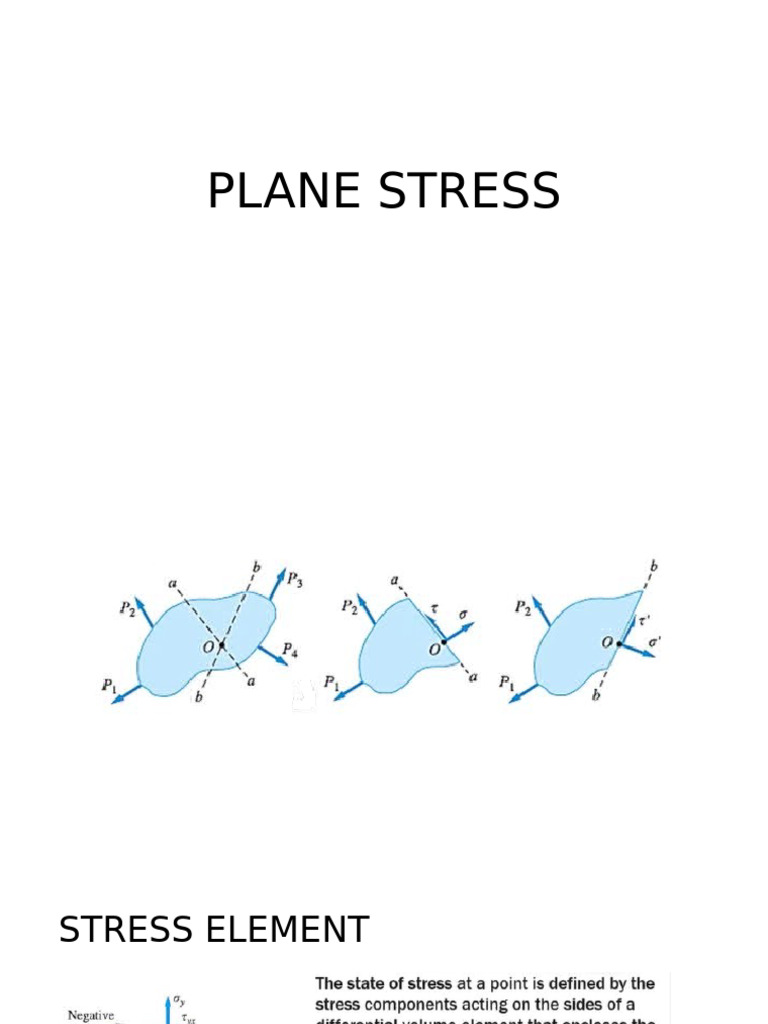 Plane Stresses | PDF