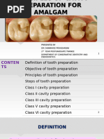 GV Black's Cavity Classification Guide | PDF | Tooth Enamel | Dentistry ...
