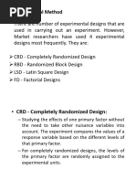 CRD, RBD & LSD | PDF | Design Of Experiments | Experiment