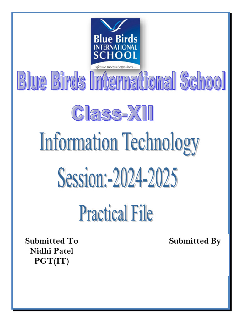 77 12th IT | PDF | Databases | Software Engineering