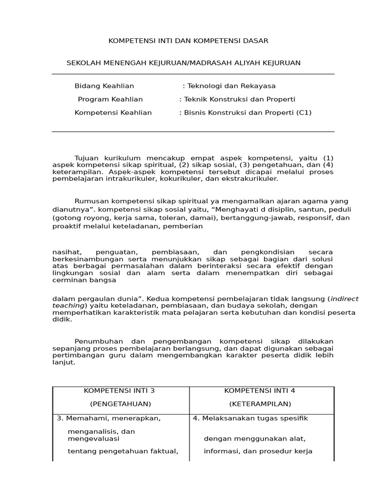 1 - 1 - 3 - KIKD - Bisnis Konstruksi Dan Properti - COMPILED | PDF