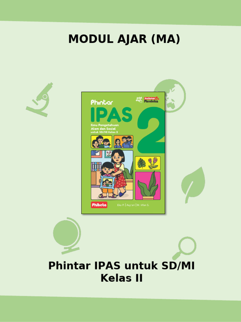 PHINTAR IPAS SD - MI KLS.2 - KM-MA (Modul Ajar) - Modul Ajar Phintar ...