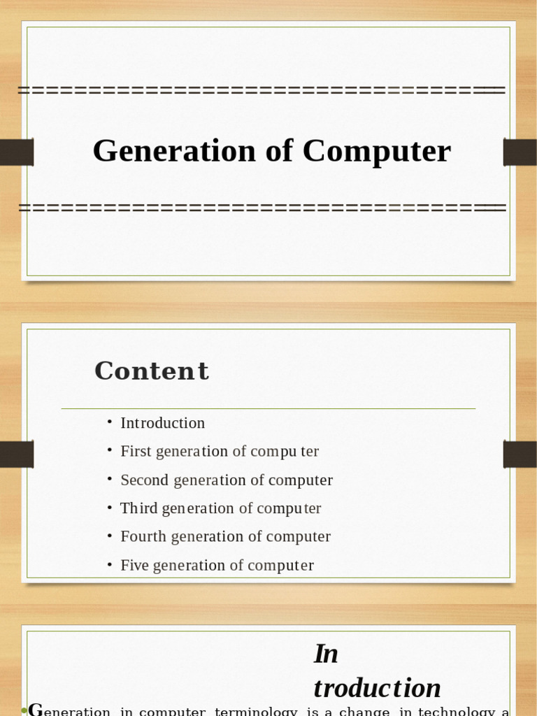 Evolution of Computers | PDF | Integrated Circuit | Computing