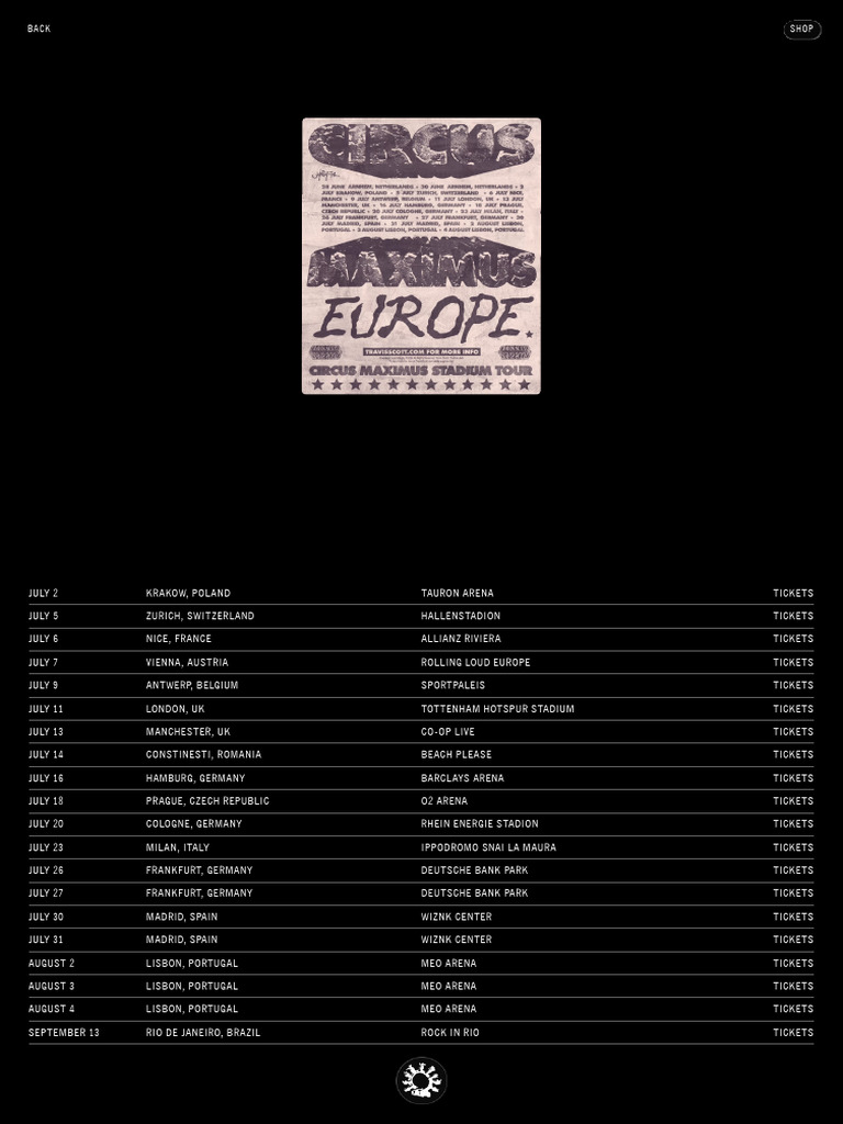 Tour - Travis Scott | PDF