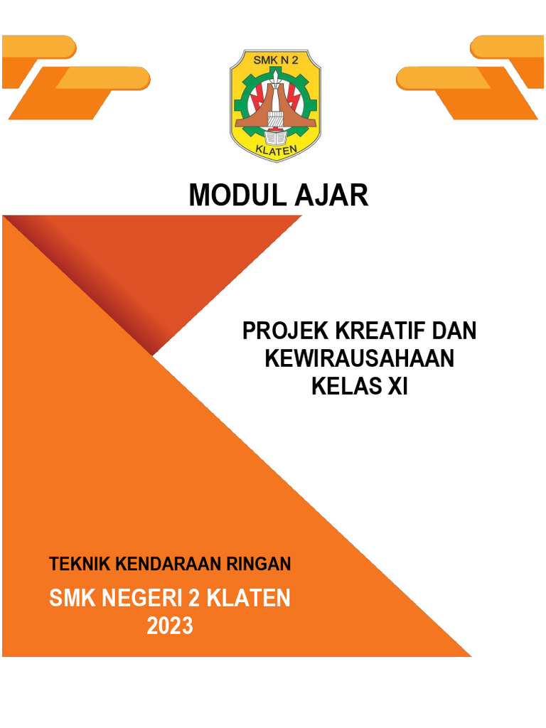 Modul Ajar - Taufik Fajar Irawan - Xi - Pkwu | PDF