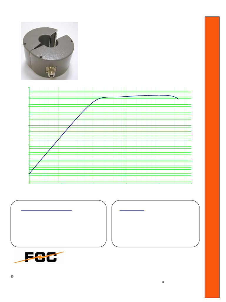Bulk Current Injection Probe: F-130A-1 Specifications Accessories | PDF