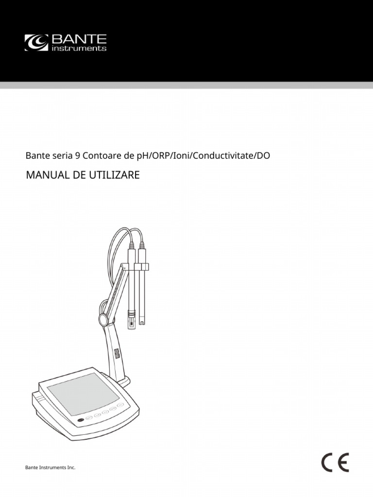 User Manual - Bante 9 Series Benchtop PH - ORP - Ion - Conductivity ...