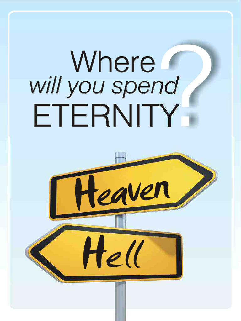 Where Will You Spend Eternity (A6) | PDF | Jesus | Hell