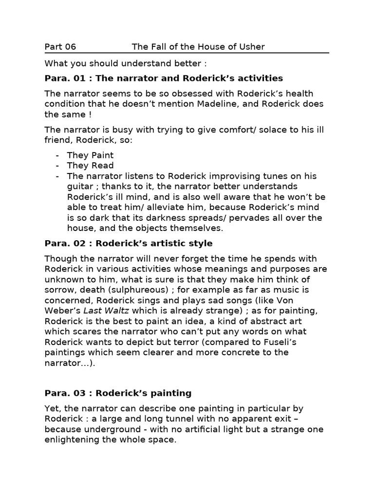 Part 06 - Elements You Should Better Understand - The Fall of The House ...