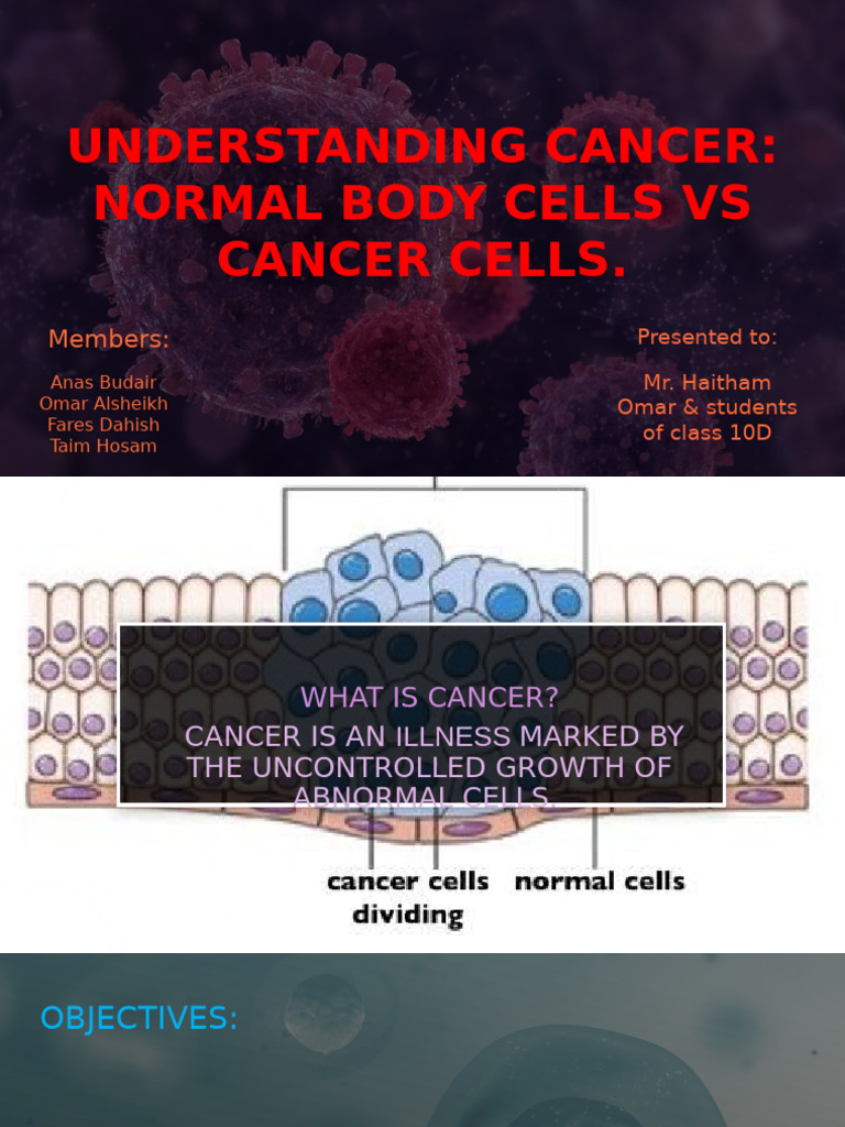 Understanding Cancer Final One | PDF