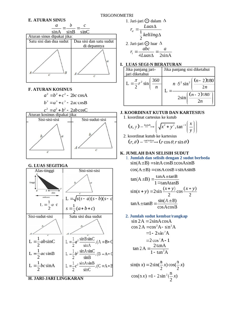 Trigonometri - 2 | PDF