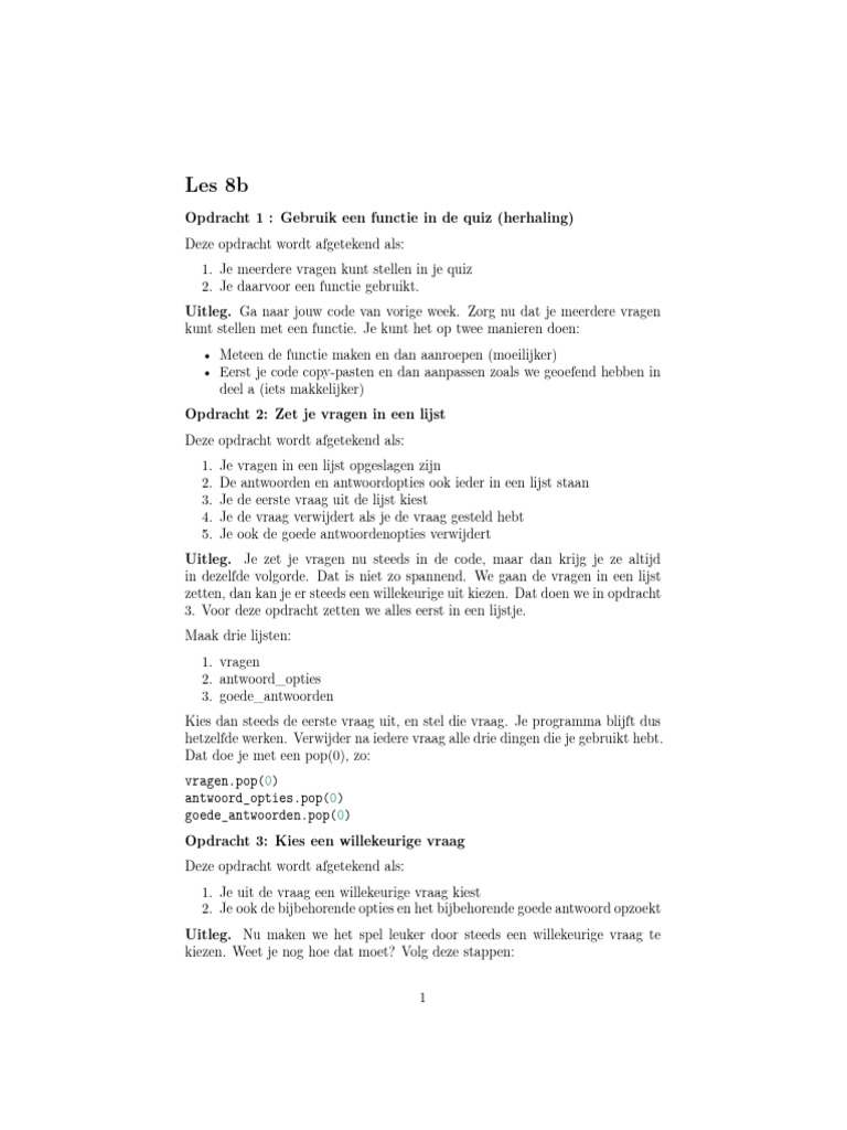 Les 8b | PDF