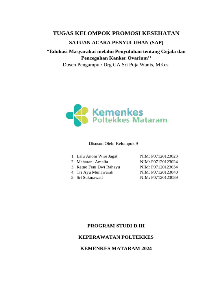 Kelompok 9 Bu Ayu | PDF