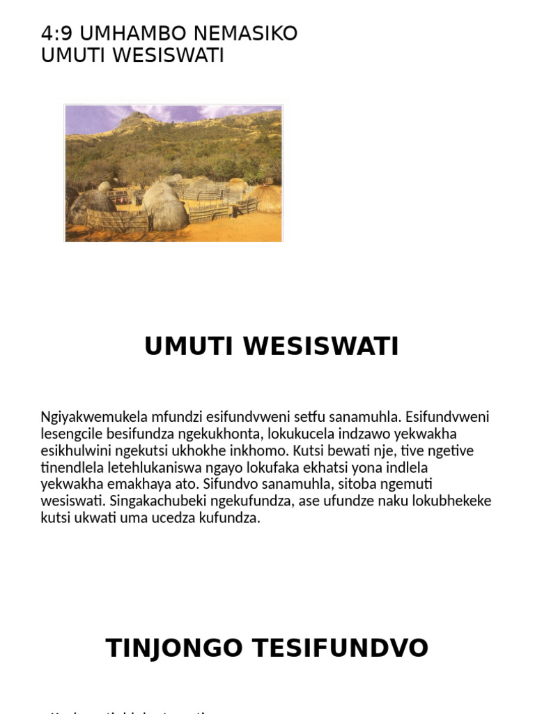 JC Umuti Wesiswati | PDF