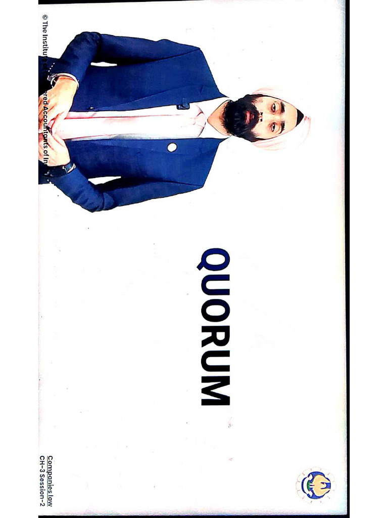 Quorum for Meeting of Board | PDF