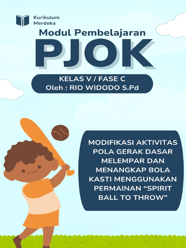 MODUL AJAR - FASE C - PJOK - RIO WIDODO, S.PD | PDF