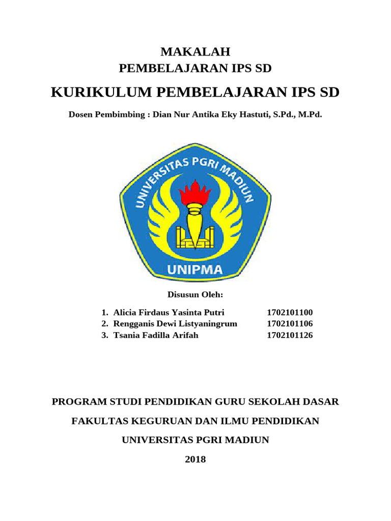 Makalah Ips SD | PDF