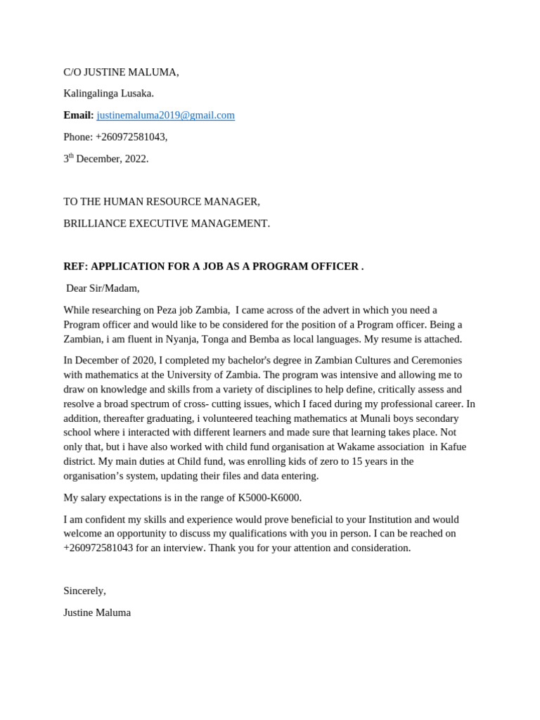 Noted Cover Letter | PDF