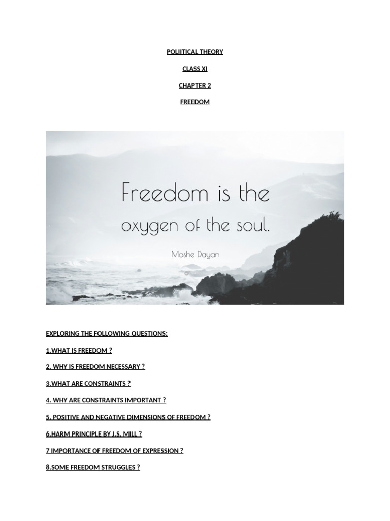 FREEDOM | PDF