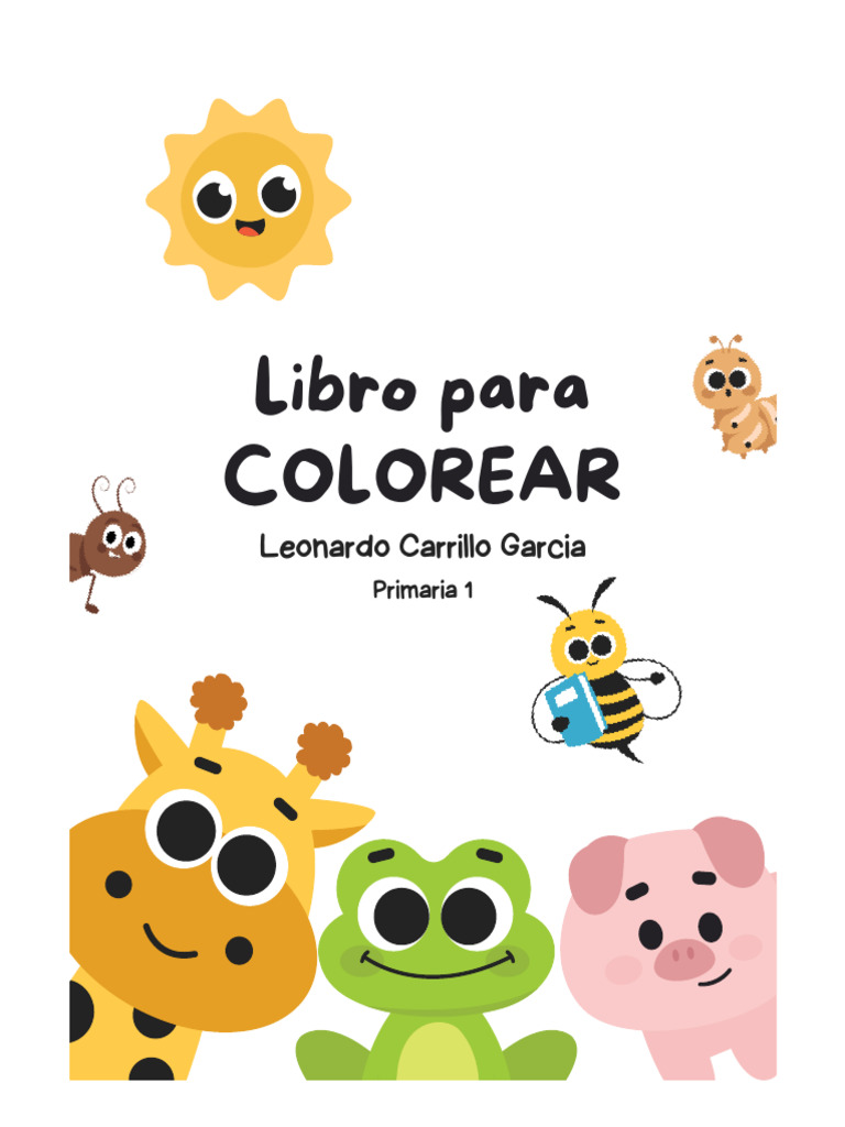 Portada para Libro de Colorear Leonardo | PDF